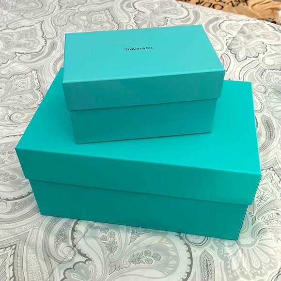Tiffany & Co. | Other | Tiffany Co Box Bundle Larger And Smaller Box ...